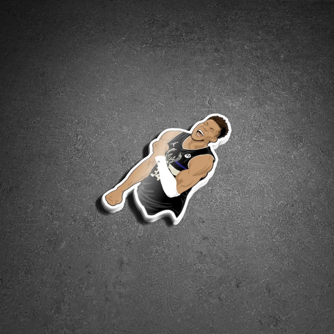 GIANNIS Antetokounmpo NBA MVP sticker Weatherproof Vinyl | Etsy