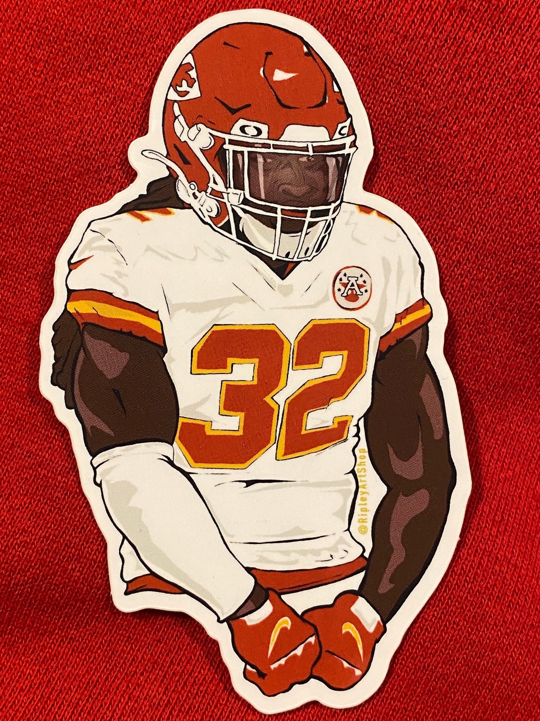 NICK BOLTON Kansas City Chiefs LINEBACKER Flex Sticker Weatherproof ...