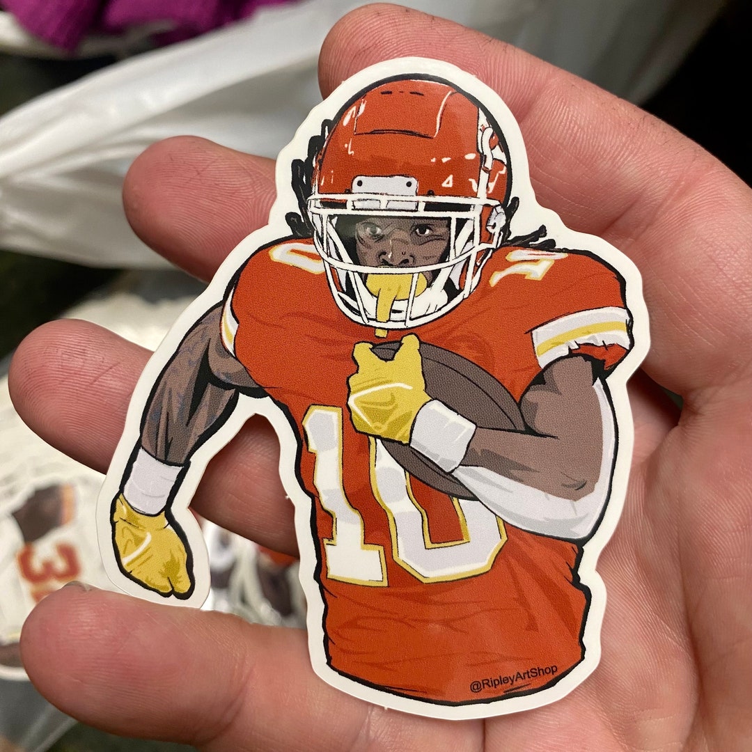 ISIAH PACHECO Kansas City Chiefs Sticker KC Weatherproof Vinyl ...
