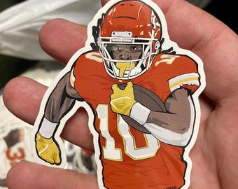 KC WOLF Kansas City Chiefs Sticker Weatherproof Vinyl - Etsy