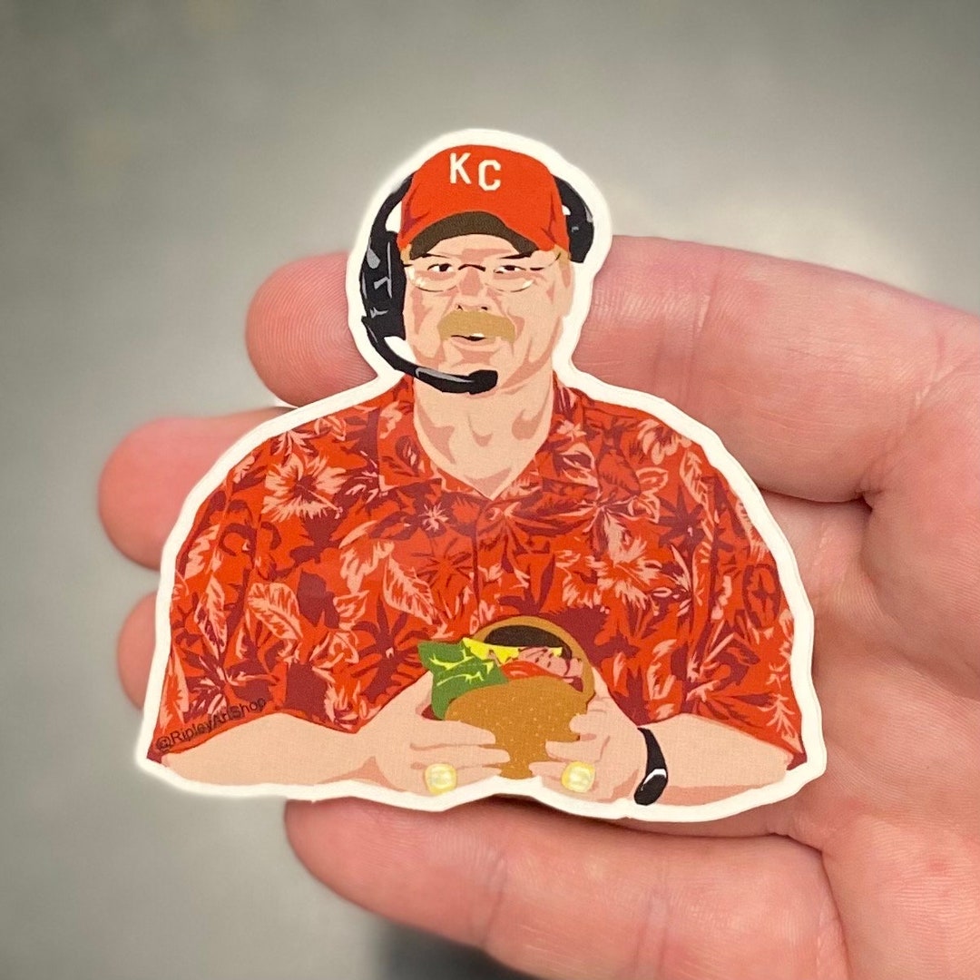 ANDY REID Kansas City Chiefs Super Bowl Rings Sticker Weatherproof ...