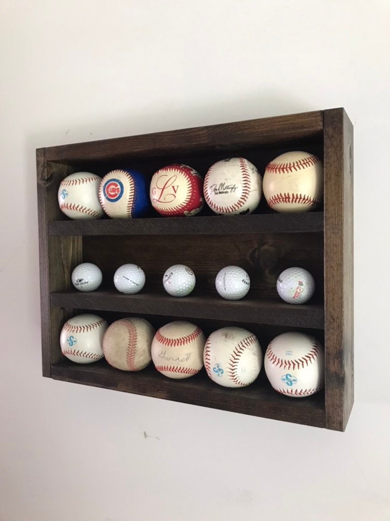 Baseball Display shelf sizes 5 to 60 Balls | Etsy