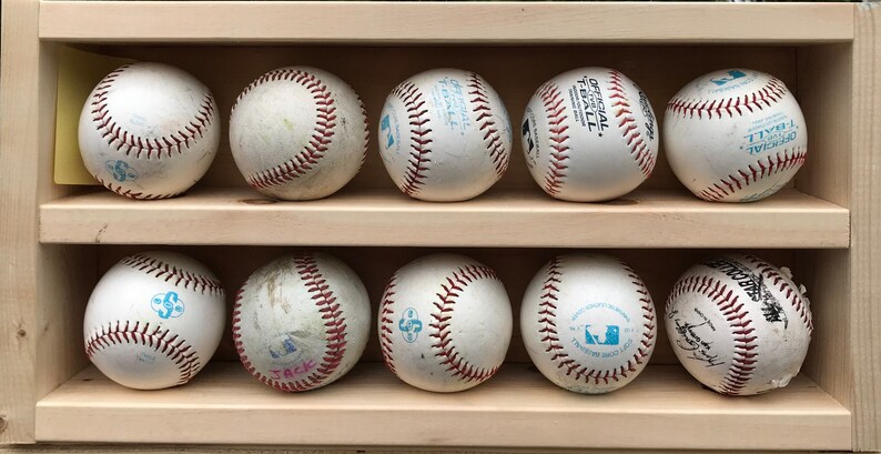 Baseball Display shelf sizes 5 to 60 Balls | Etsy