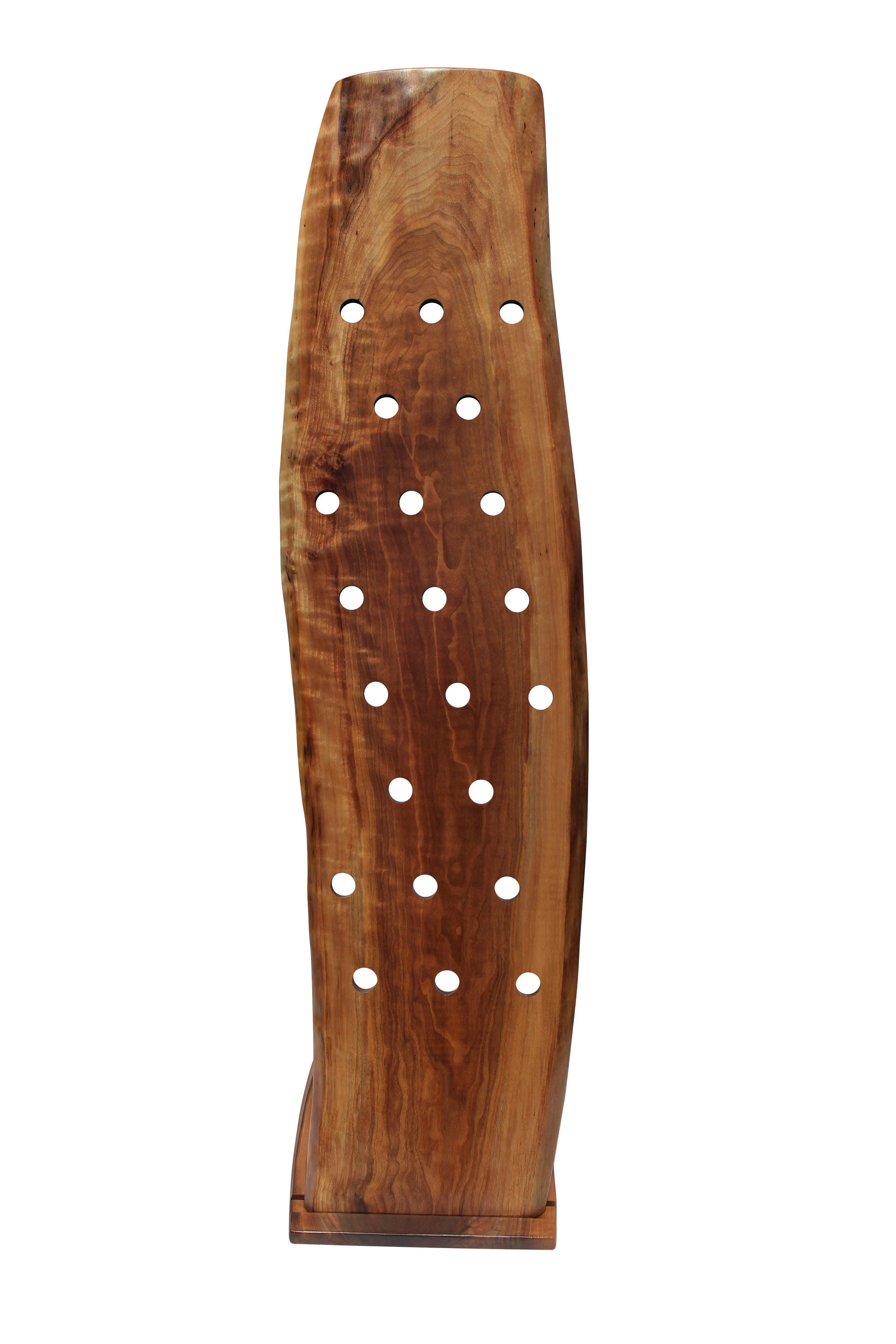 Walnut Live Edge Wine Rack 22 Bottles With Stand - Etsy