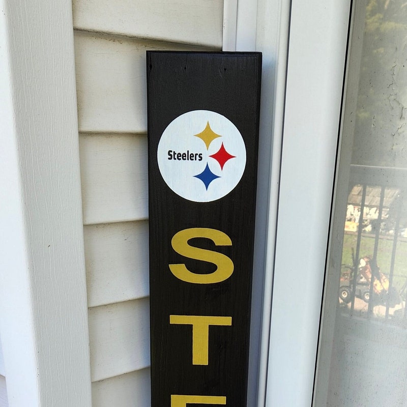 Steelers Wood Sign - Etsy