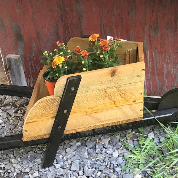 Wheelbarrow Planter - Etsy
