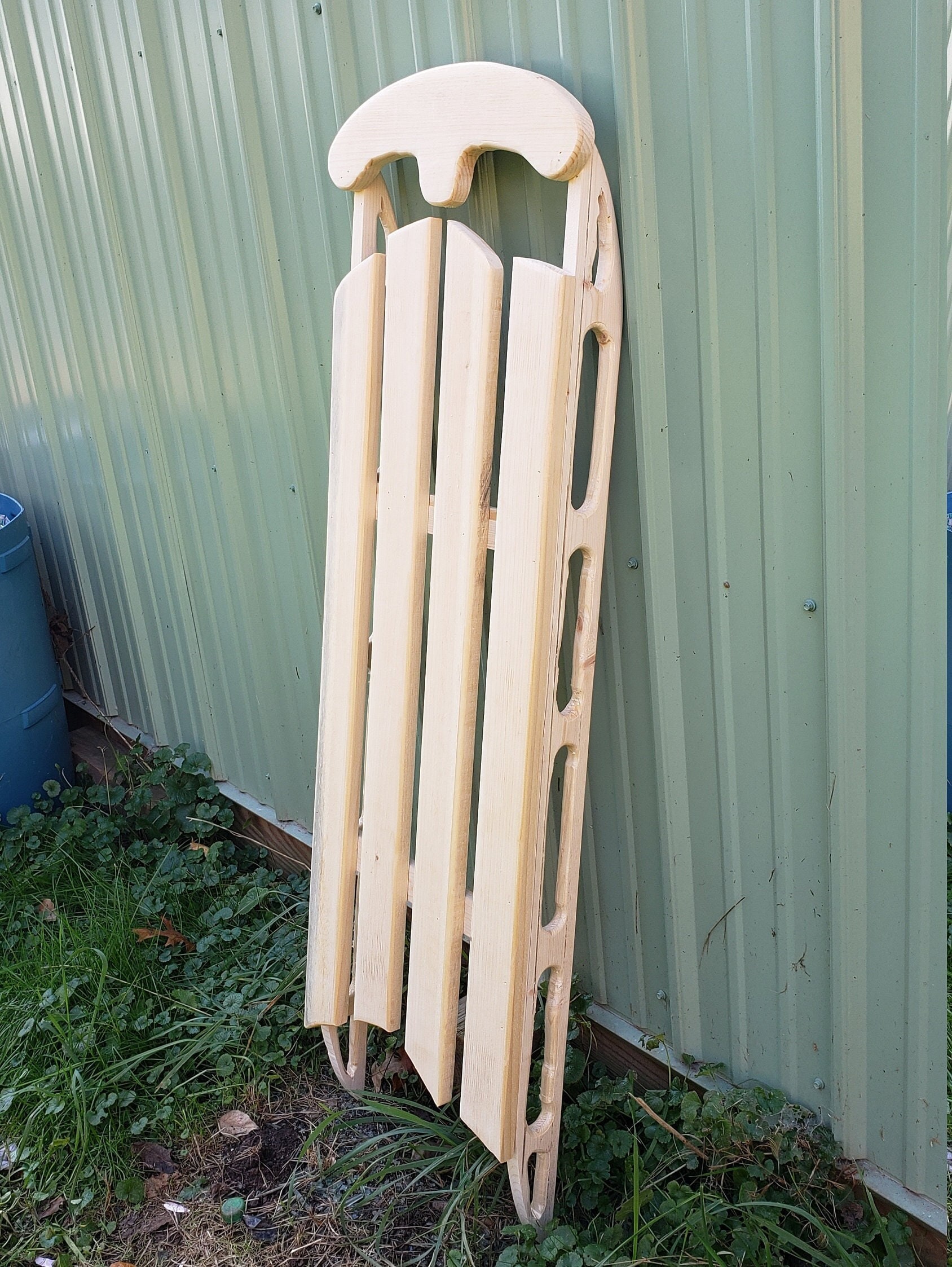 Decorative Wooden Sled - Etsy