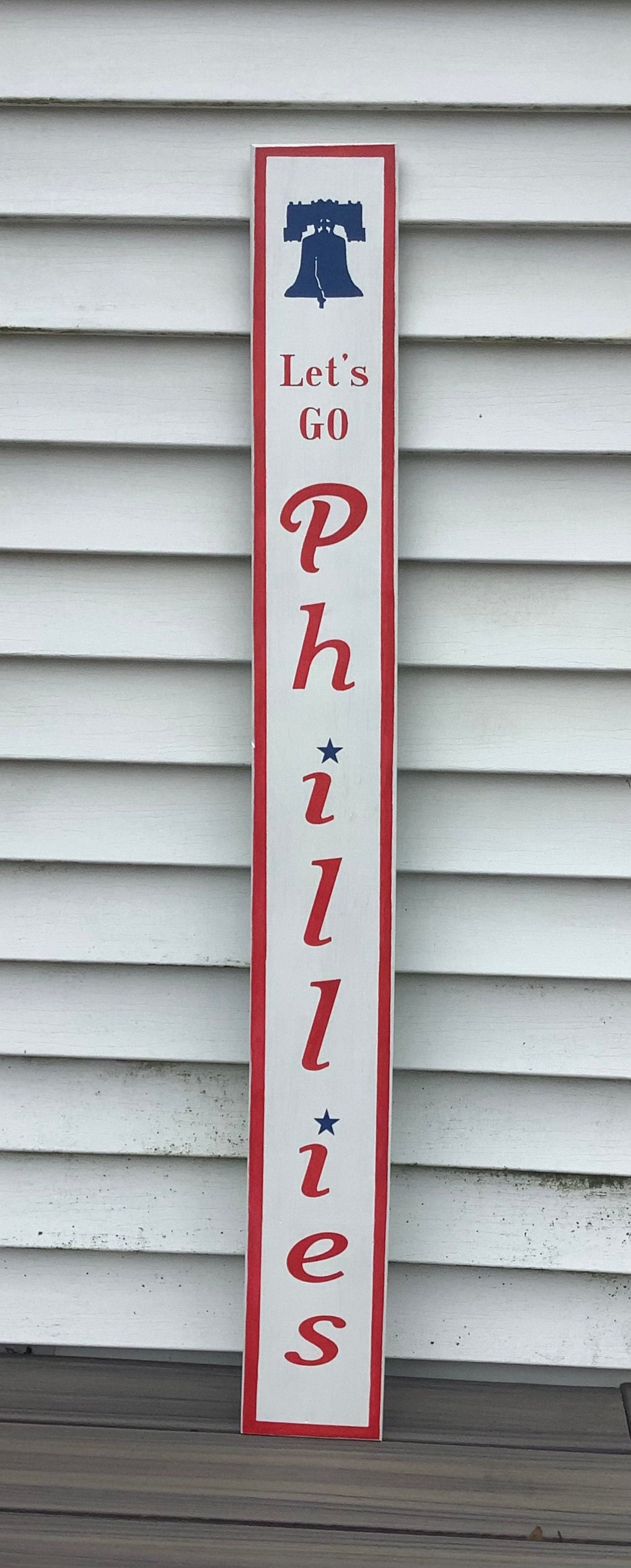 Eagles / Phillies Double Sided Porch Sign - Etsy