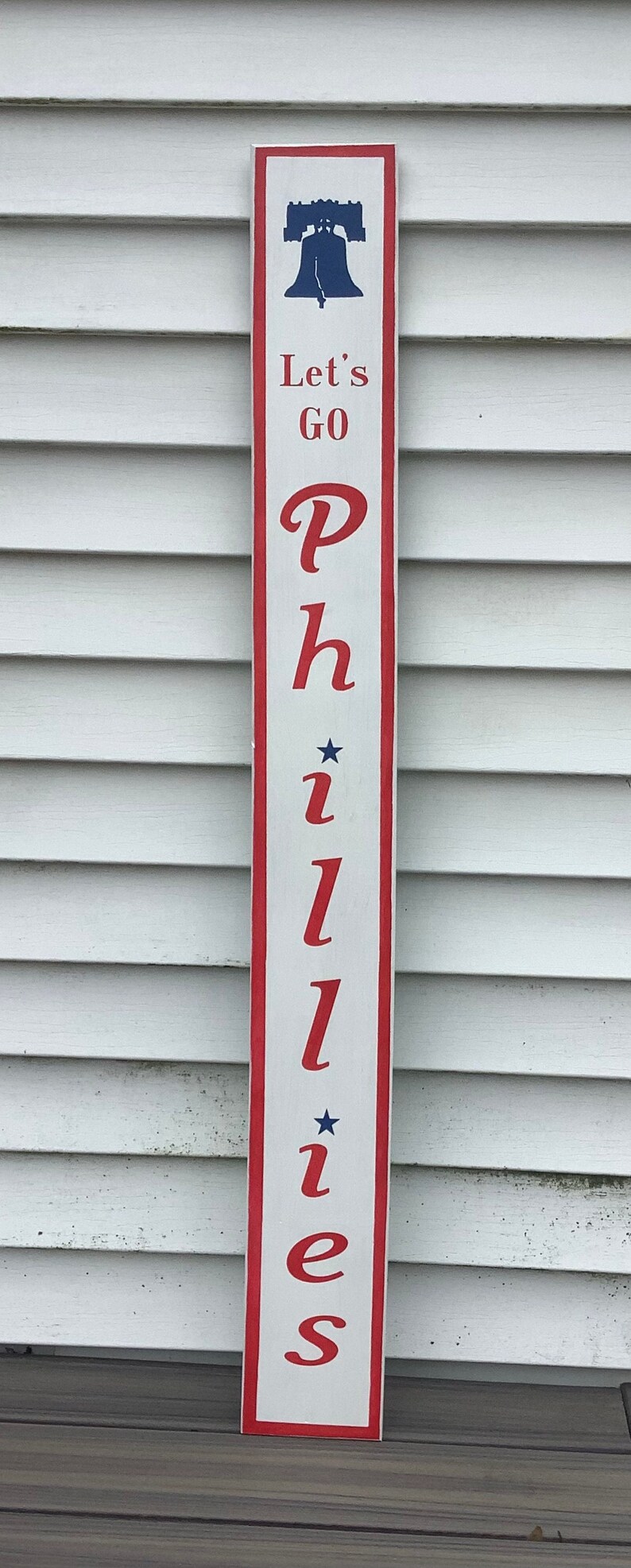 Eagles / Phillies Double Sided Porch Sign - Etsy