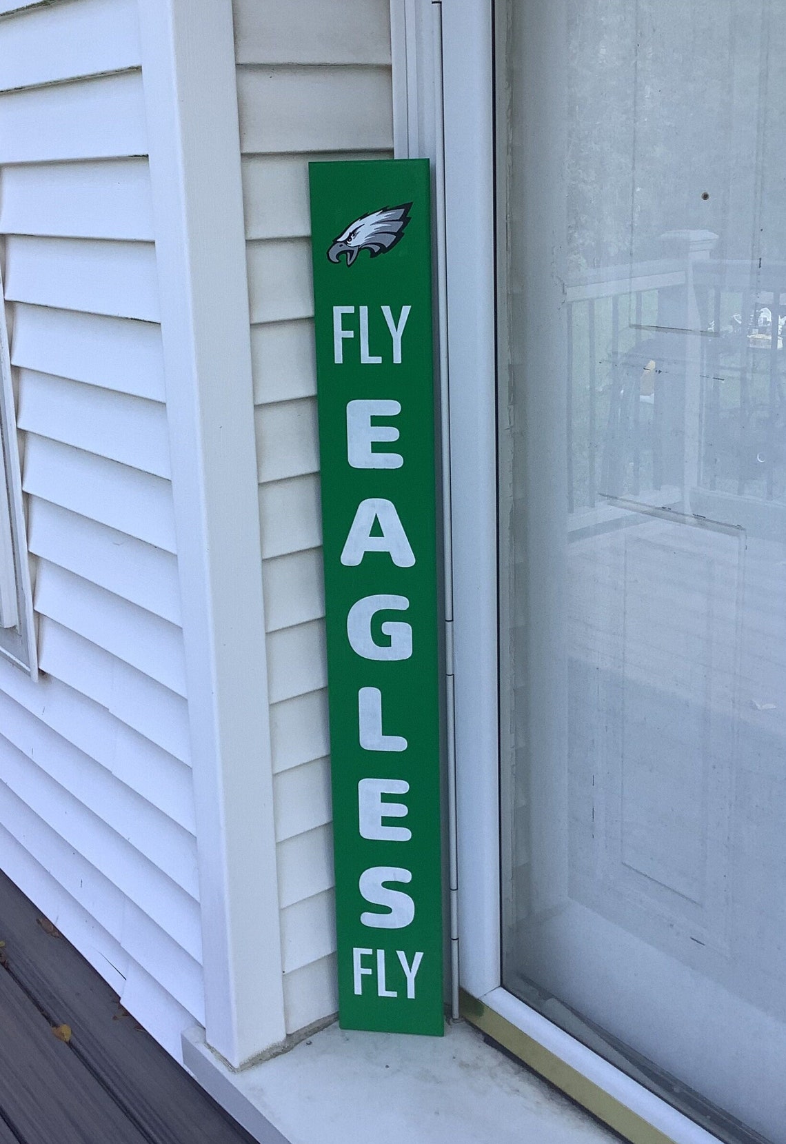 Philadelphia Eagles Porch Sign - Fly Eagles Fly Outdoor Decor - NFL ...