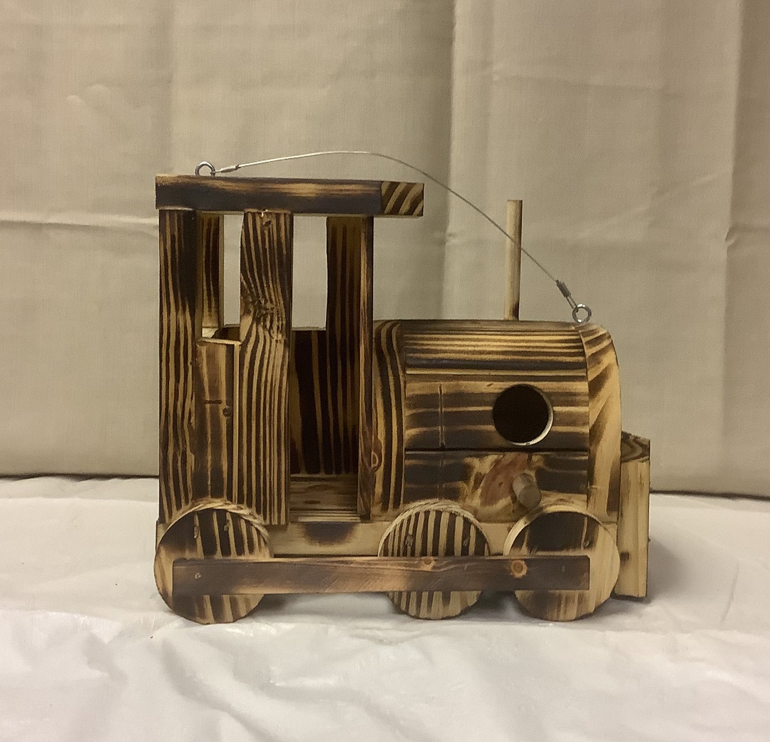 Handcrafted Train Birdhouse Which Has Been Burnt - Etsy