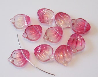 8x18x20mm Lamp Work Shell Shaped Beads Pendant Art Bead Glass Beads ...