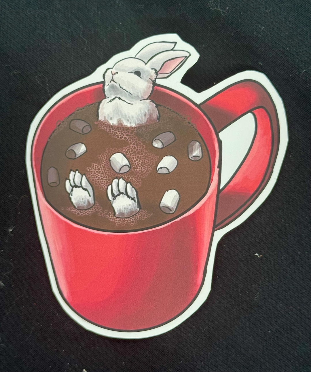 Hot Choco Bunny - Etsy