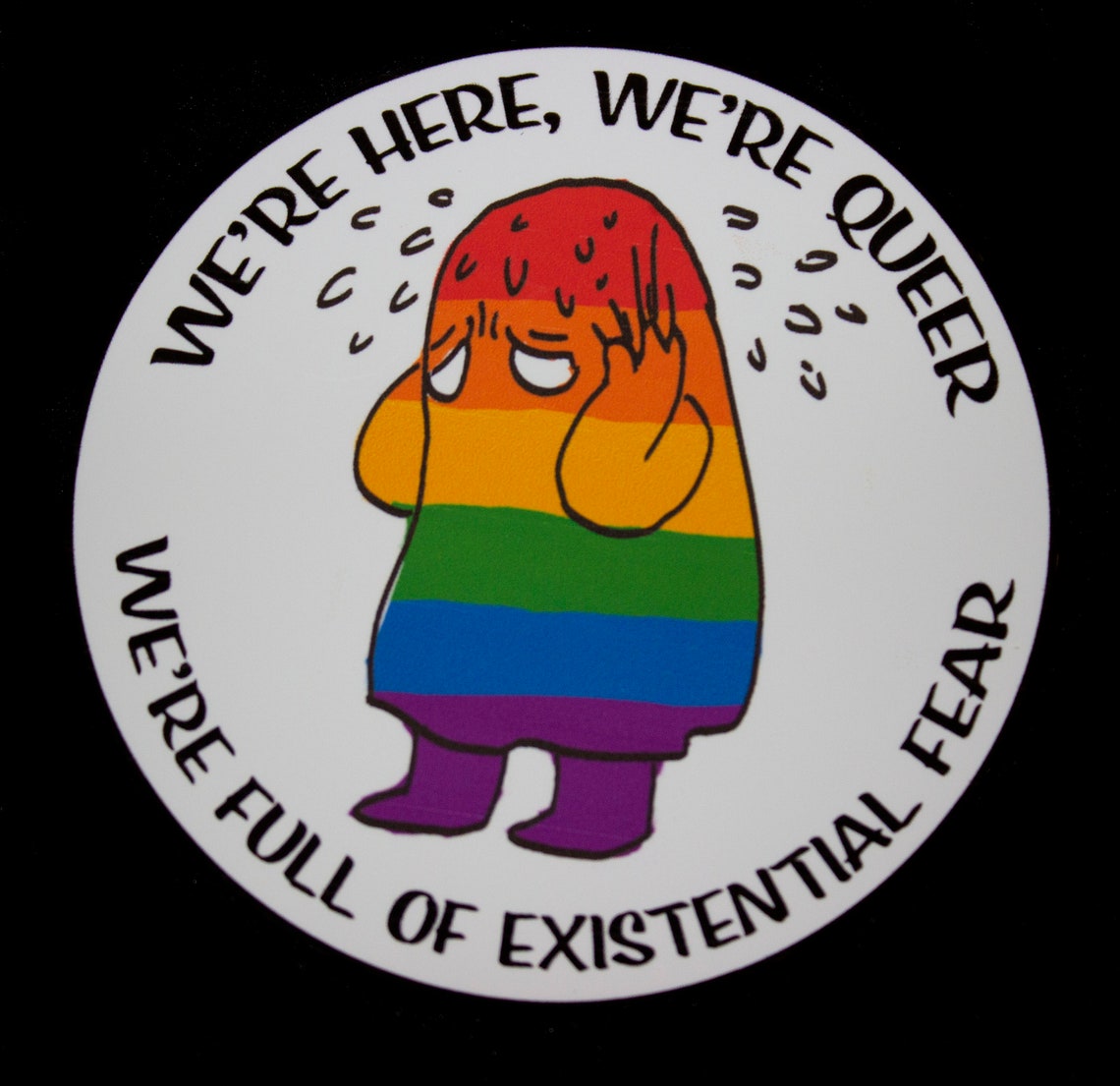 Existential Fear Sticker - Etsy