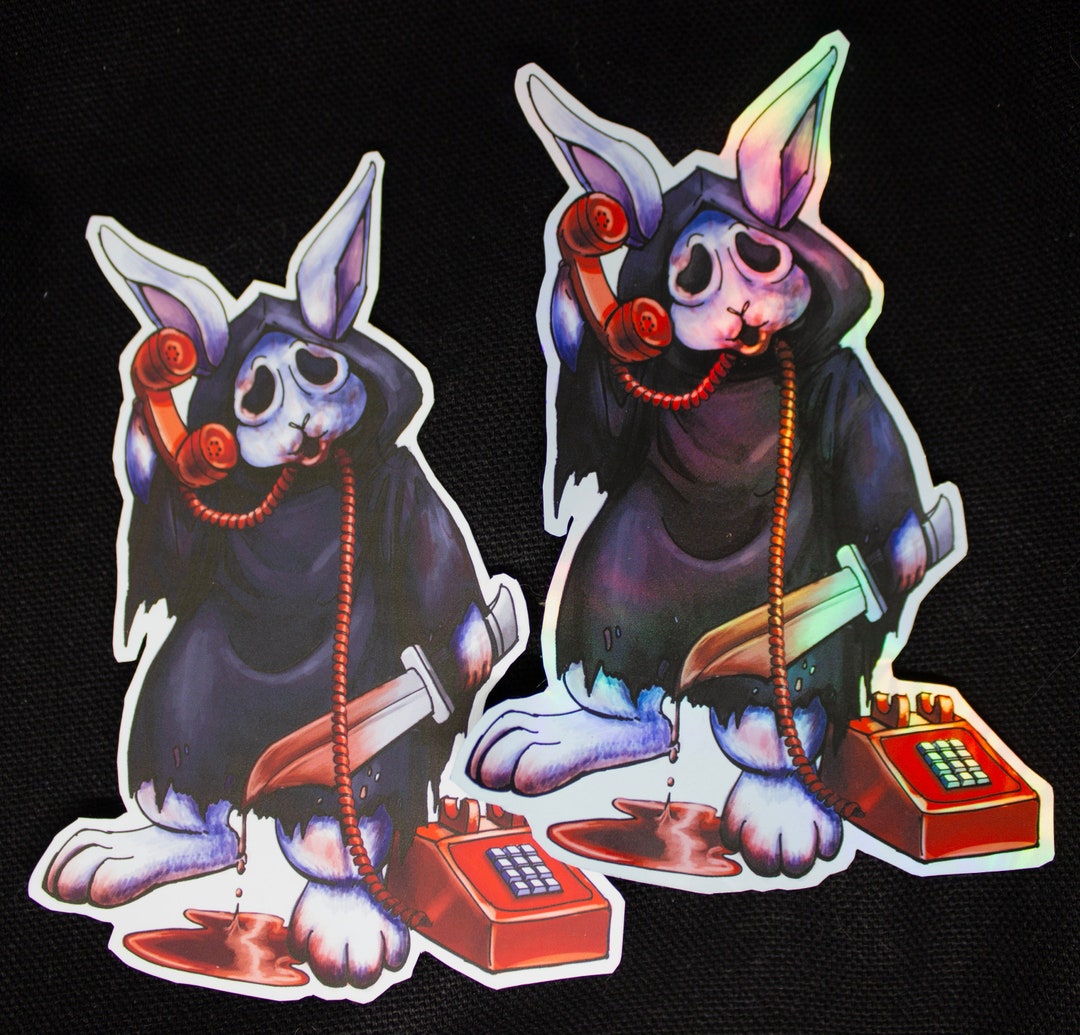 Scream Ghostface Bunny (matte and Holographic Vinyl) - Etsy