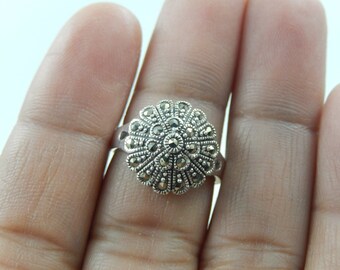 Marcasite Ring | Etsy