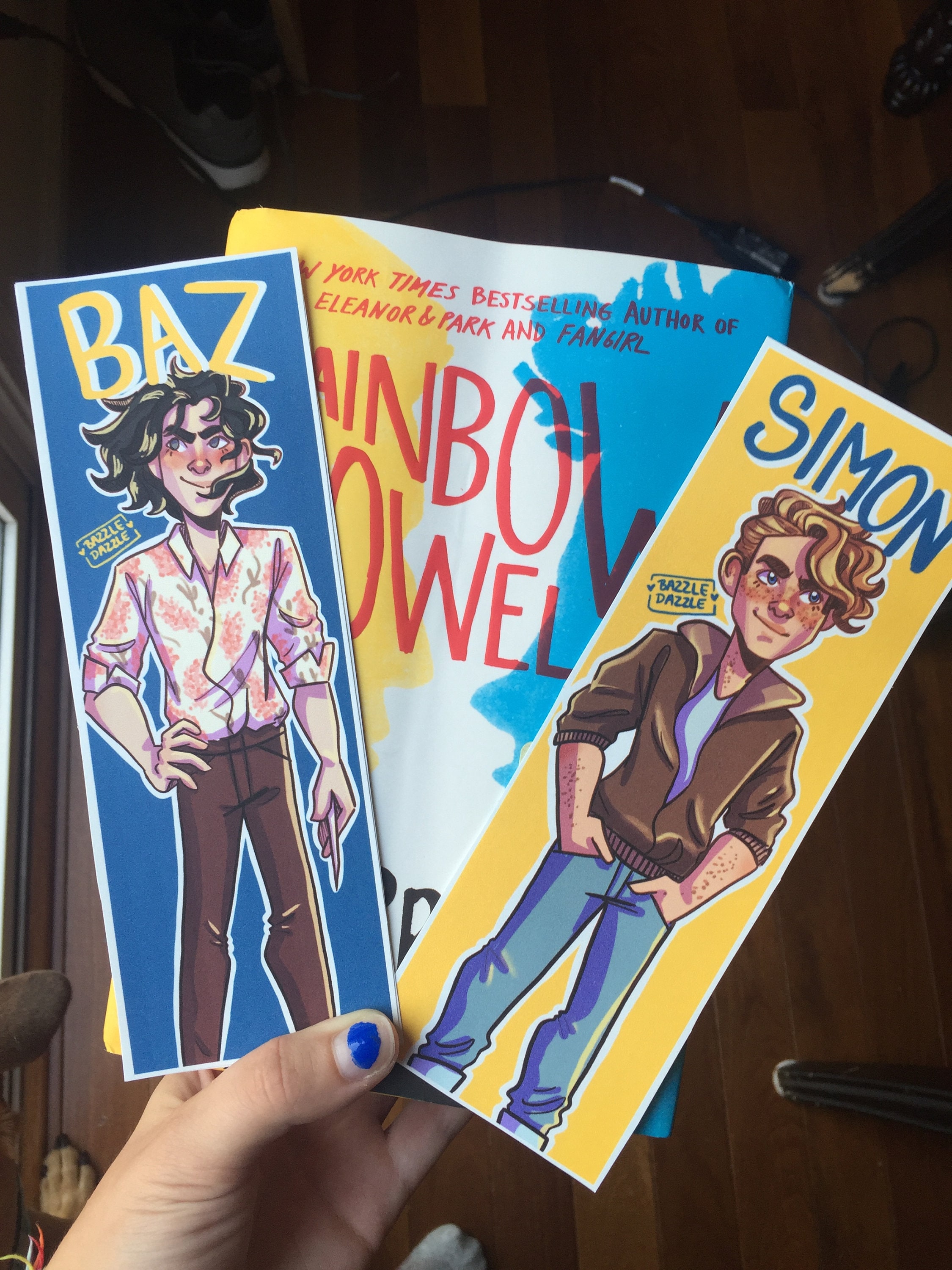 Simon and Baz Bookmark - Etsy