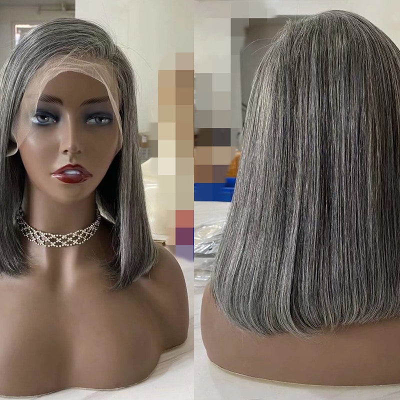 Human Hair Wigs for Older Black Women - Etsy