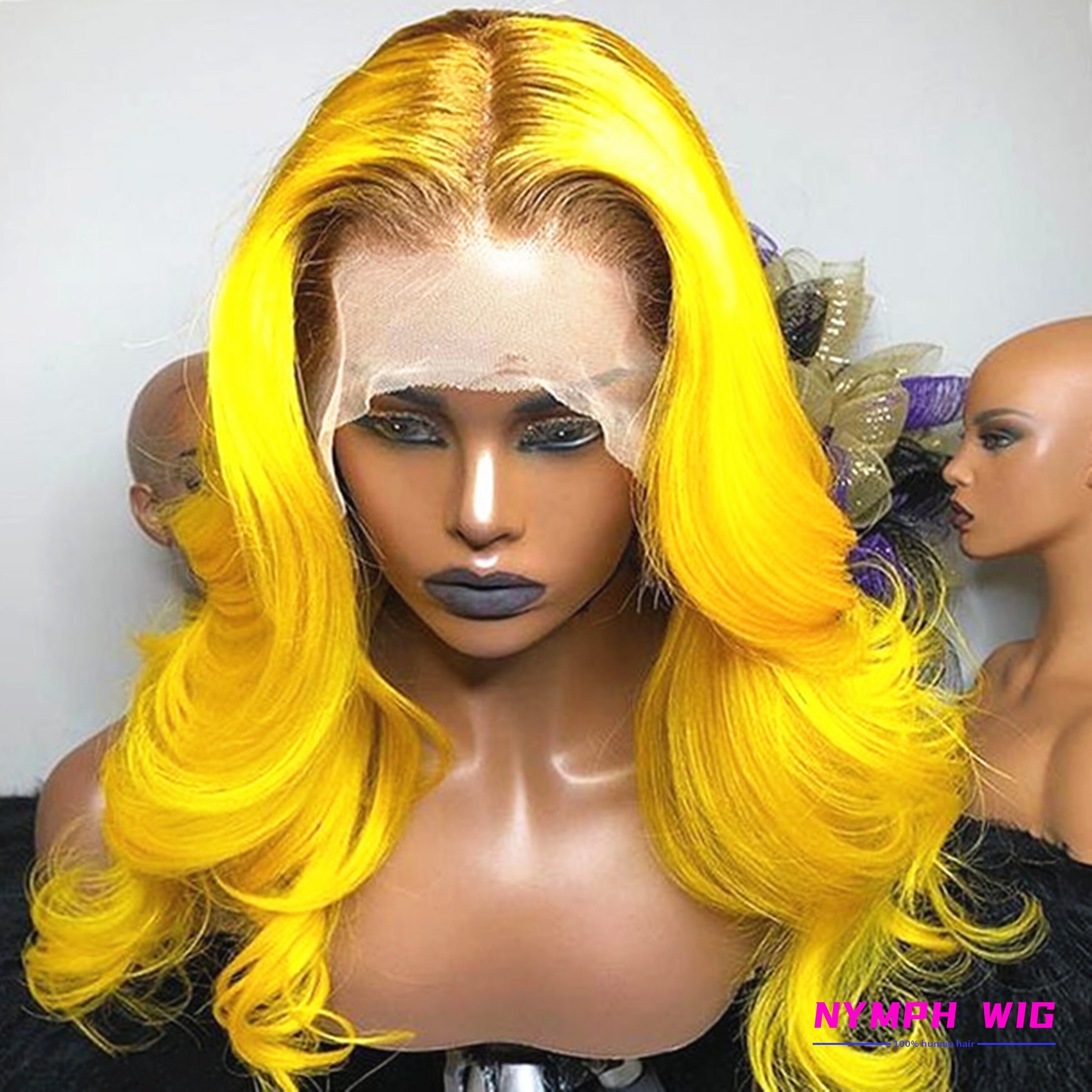 Cheap yellow wigs store