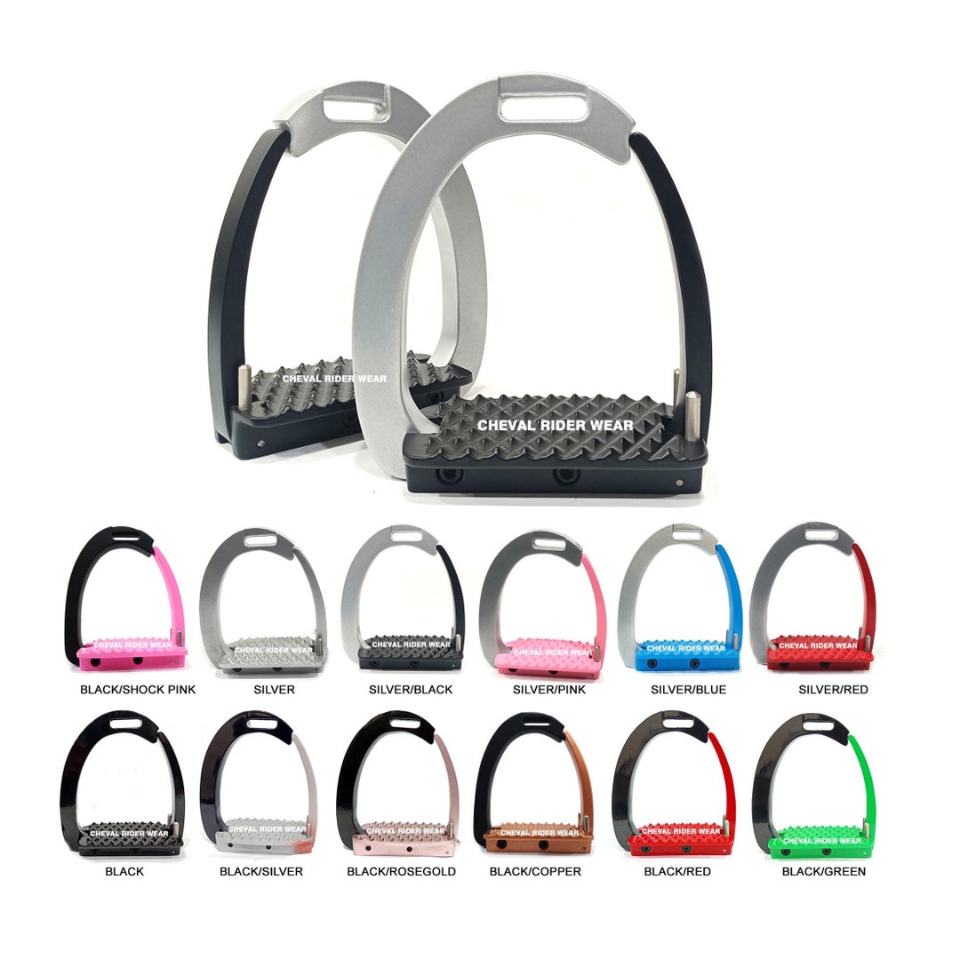 Premium Quick Release Safety Stirrup Irons Horse Riding Flexible Safety ...