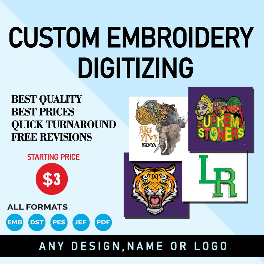 Custom Embroidery Digitize, Logo Digitizing, Embroidery Digitizing ...