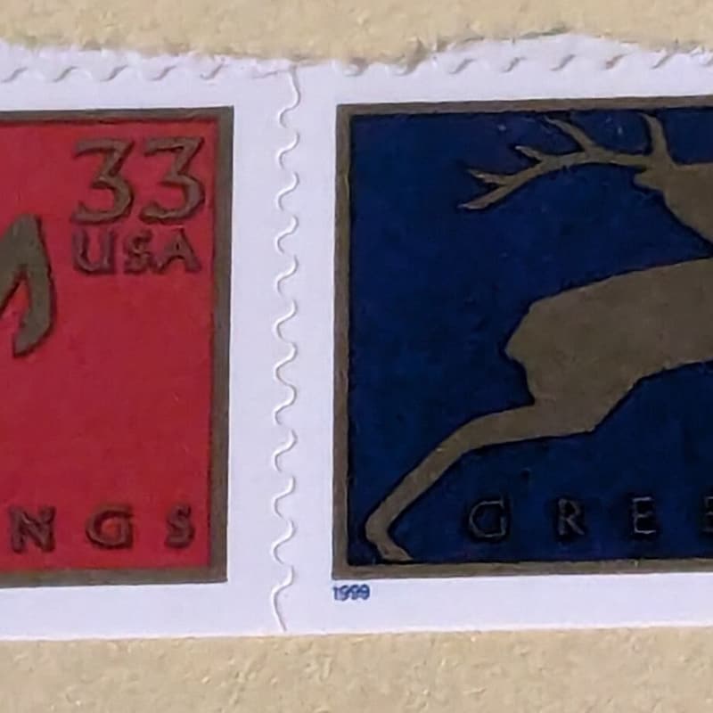 33 Cent Stamps - Etsy