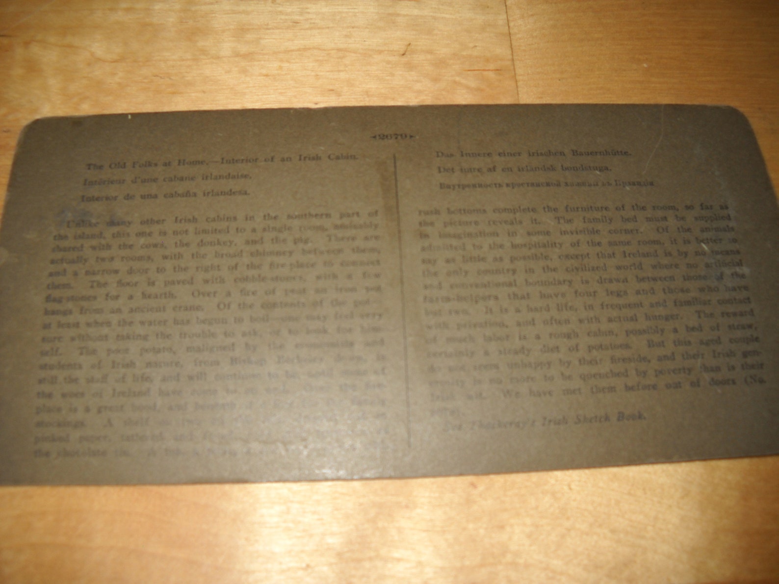 Vintage 1902 Card Stereopticon Stereoview Vintage H C White | Etsy