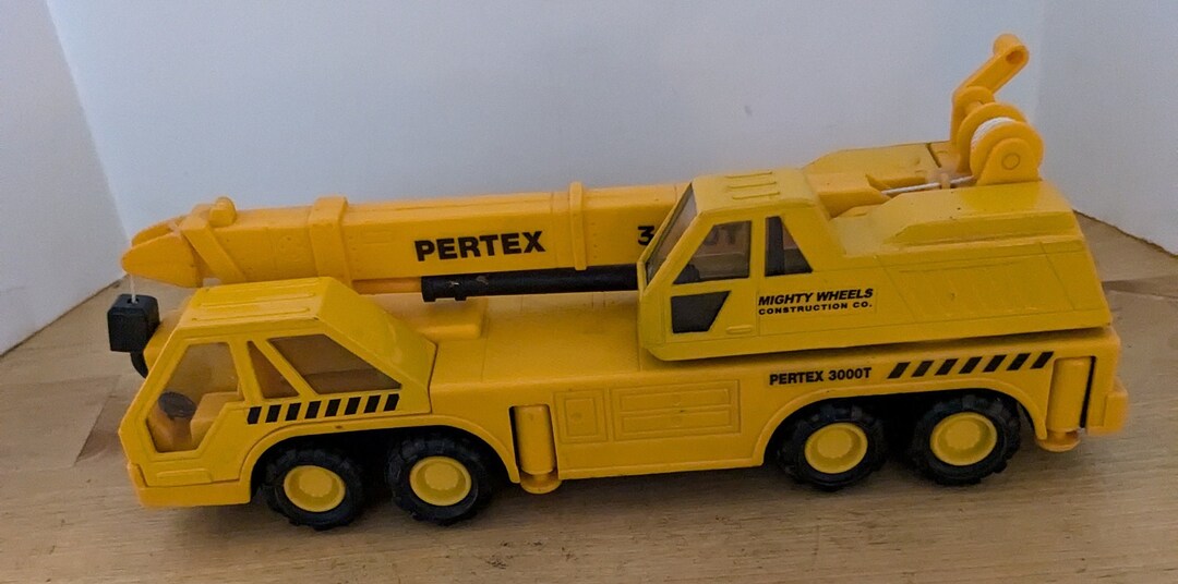Toy Soma Mighty Wheels Construction Pentex 3000T Crane Truck 10 1/2 ...