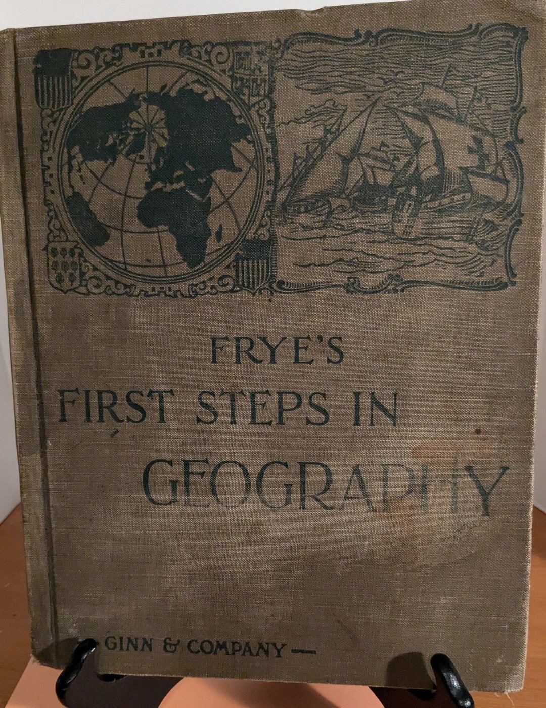 Vintage Antique Frye's First Steps in Geography Ginn & Company Alexis ...