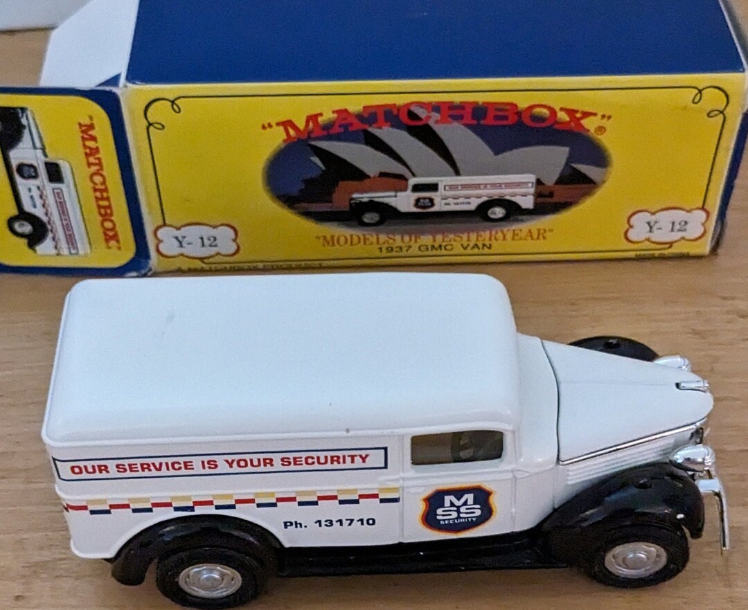 Toy GMC Van 1937 Matchbox Australian Yesteryear Lesney 1994 Y 12 Like ...