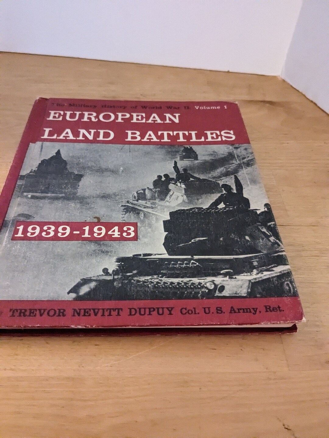 Vintage Book Military History World War II Volume 1 Europe Land Battles ...
