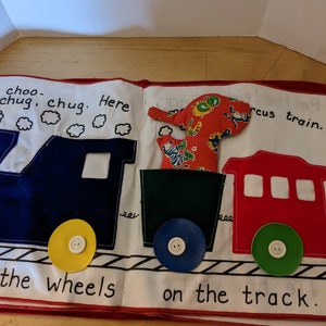 Toy Cloth Book Toddler Quietkids' Busy Soft Fabric Activity Sensory ...