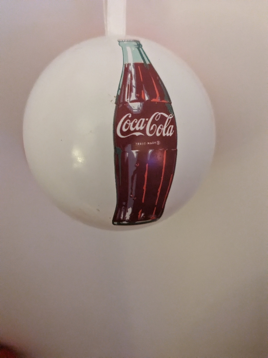 Christmas Ornament Coca Cola Ball Two-piece Metal Tin Gift Box ...