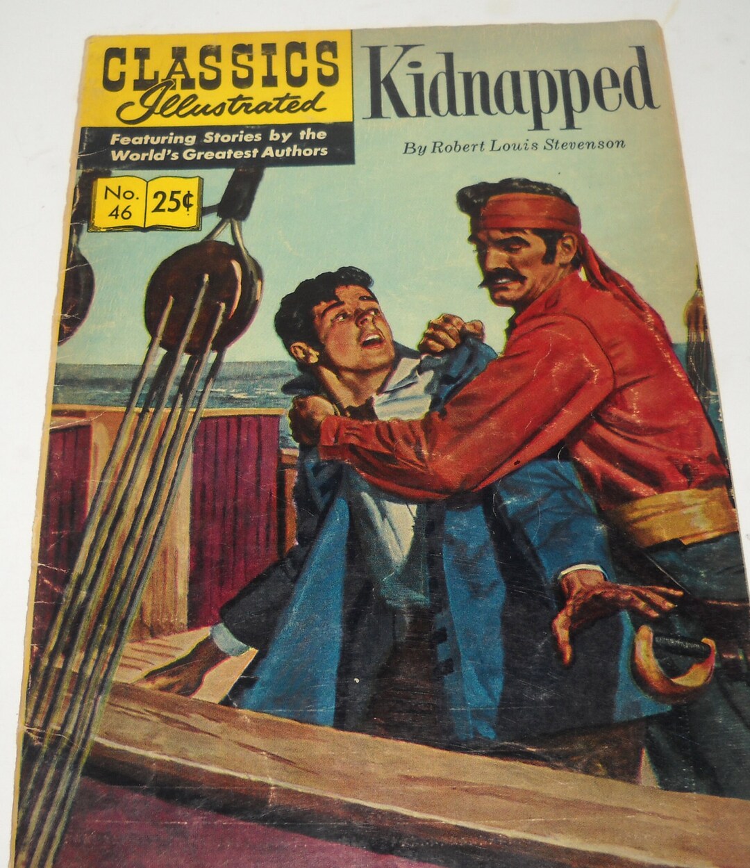 Comic Book Kidnapped Classics Illustrated Robert Louis Stevenson No 46 ...