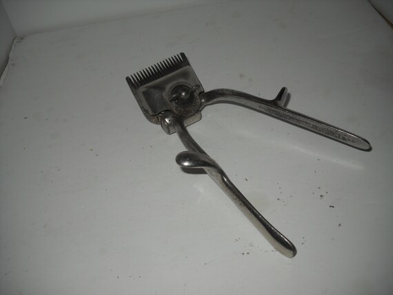 Vintage Hair Clippers Trimmer Cutter Manual Bressant Brown & - Etsy