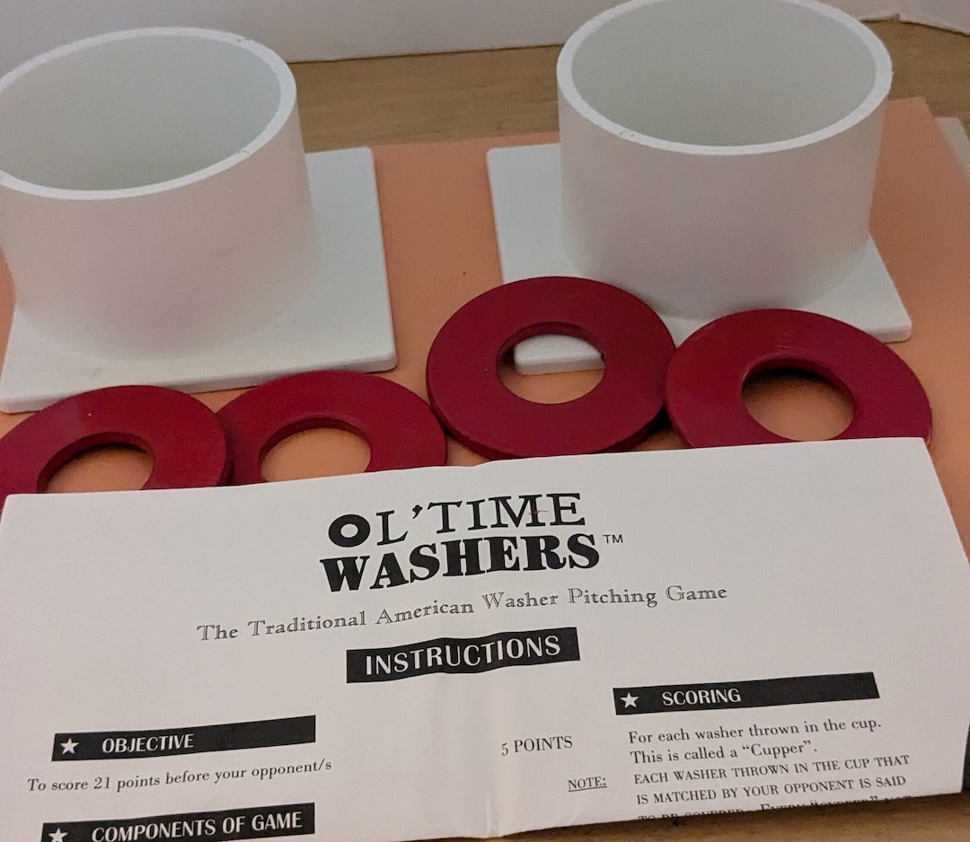 Game Toss Outdoor Ol' Time Washers Pitching Heritage Sports Horseshoes ...