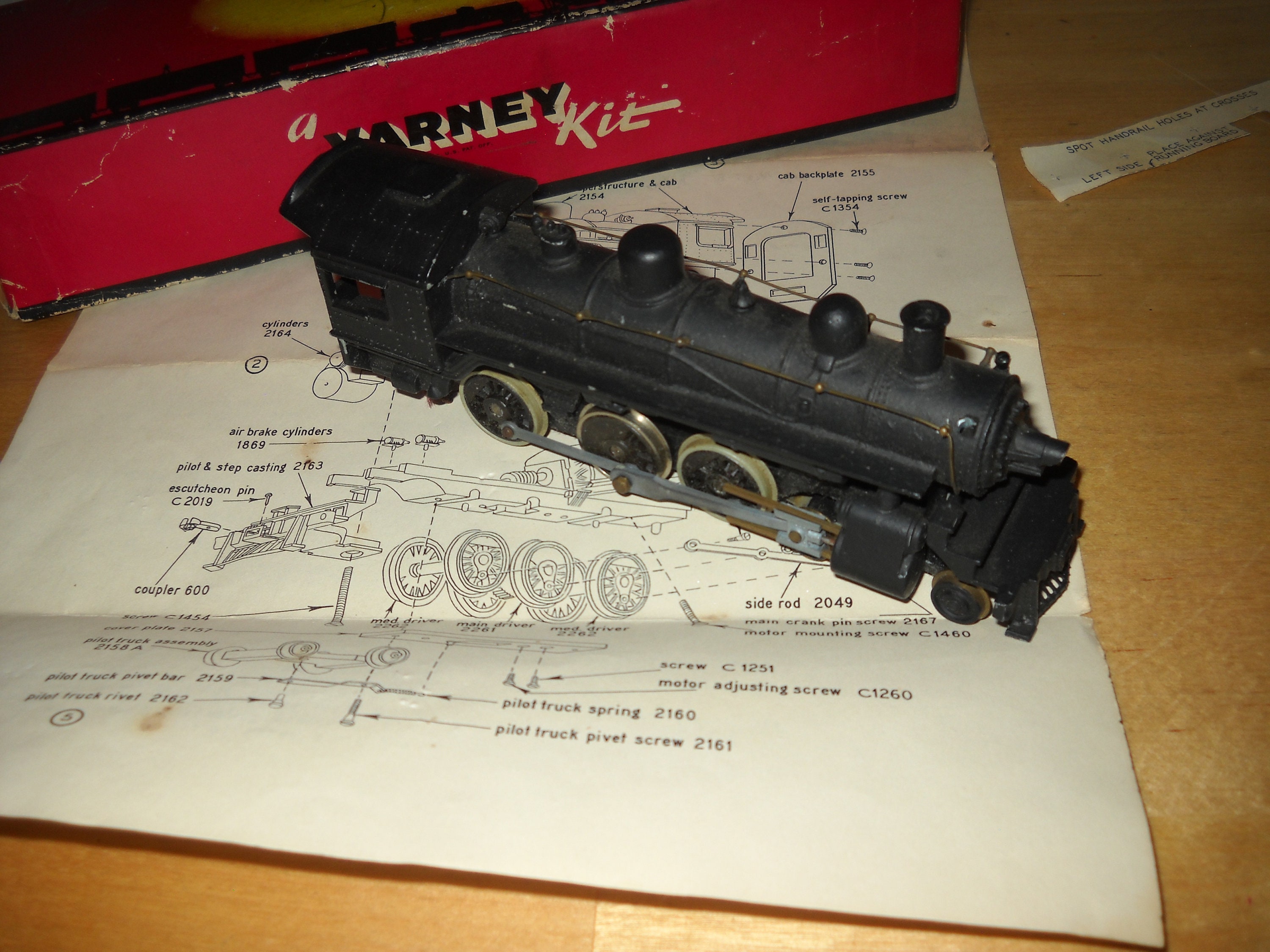 HO Railroad Engine Varney Built Kit Casey Jones 10-wheeler 4 6 - Etsy