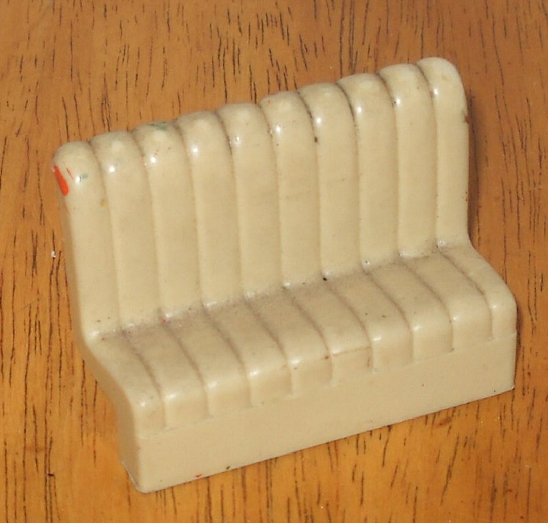 Toy Vintage 1/20 Model Metal Car Parts One Piece Seat Hubley Ford Model ...