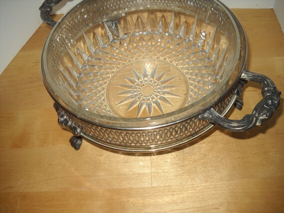 Decorative Silver Plate Metal Stand 3 Leg Round 8 Dia | Etsy