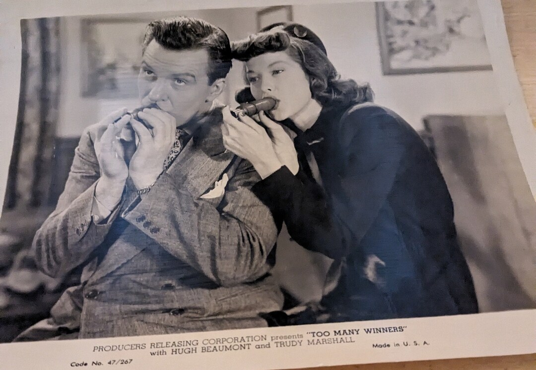 Lobby Photo Movie 1947 Too Many Winners Hugh Beaumont Private Detective ...