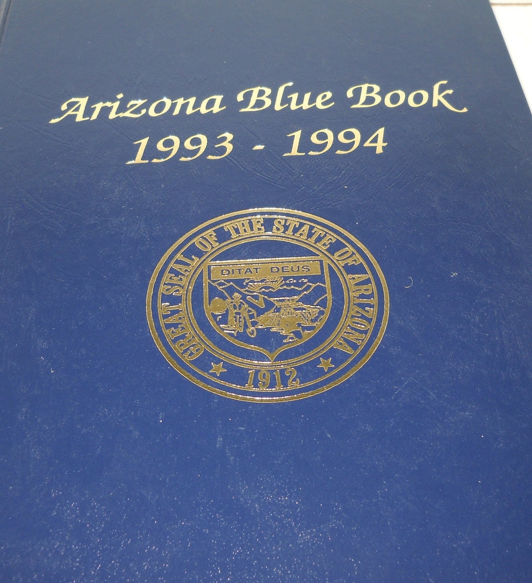 Book Arizona Blue Book 1993-1994 State County Local Government Elected ...