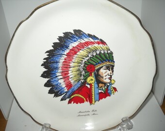 Indian Head Plate - Etsy