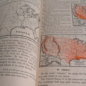 Vintage Antique Frye's First Steps in Geography Ginn & Company Alexis ...