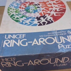 Puzzle Round UNICEF Ring-around Jigsaw 500 Piece Circular 20" Diameter ...