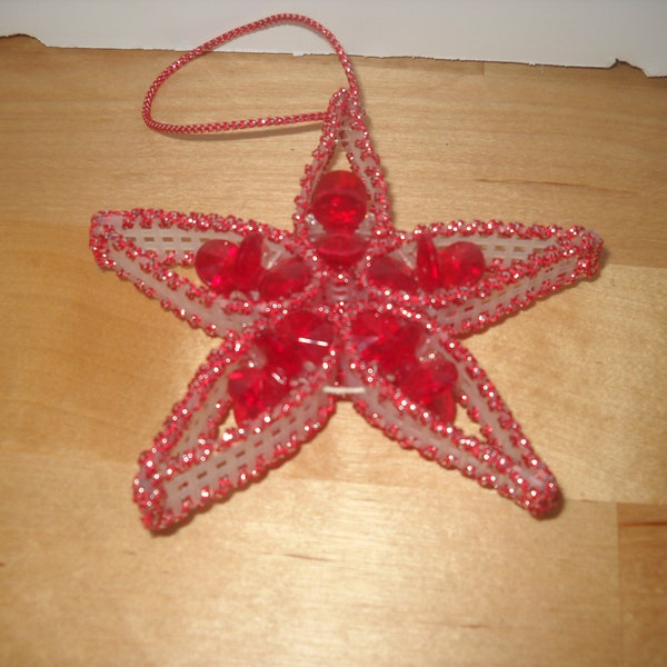 Plastic Canvas Star Ornaments - Etsy