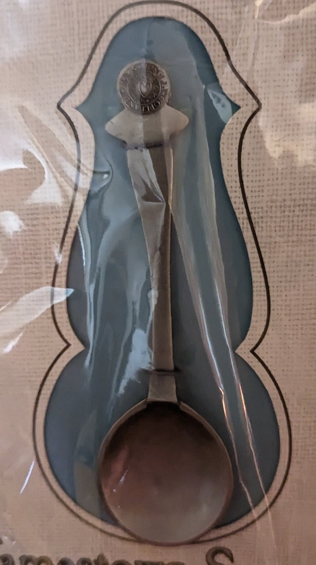 Spoon Collectible Souvenir Collector Jamestown Pewter Spoon Copeland ...