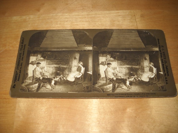 Vintage 1902 Card Stereopticon Stereoview Vintage H C White | Etsy