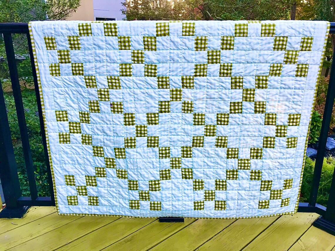 Irish Chain Baby Quilt - Etsy