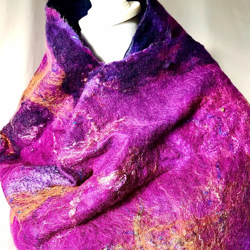 Nuno Felted Silk - Etsy