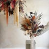 Large Silk Floral Hanging Installation Arrangement, Floral Cloud Arch ...